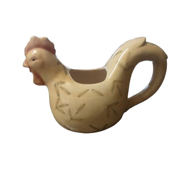 Kitchen | Vintage Chicken Rooster Ceramic Creamer Country Kitchen Decor ...